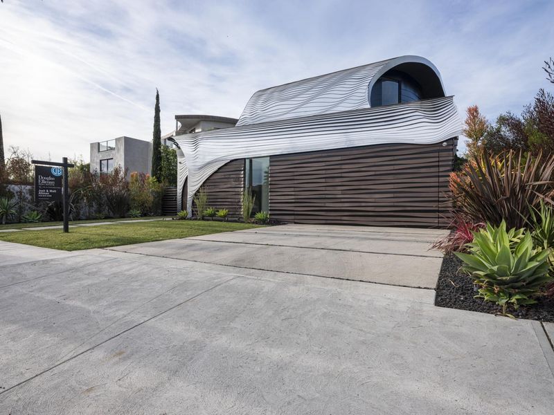 Urban Design in California: Concrete Building in a City HDRi Maps and ...