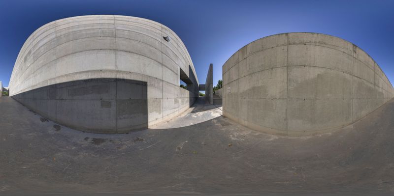 Urban Design: Circle, Ramp, and Building HDRi Maps and Backplates