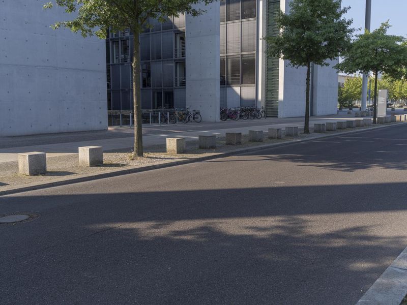 Urban Design in the City: Asphalt Road and Modern Architecture HDRi ...