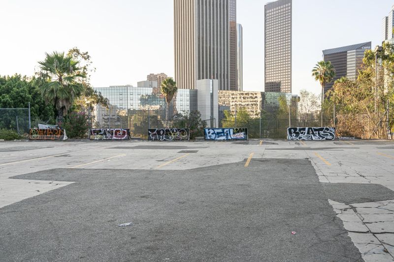 Urban Design Cityscape: Parking Lot Graffiti HDRi Maps and Backplates