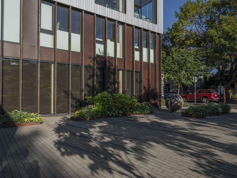 Urban Design: A Concrete Building in the Heart of City Life HDRi Maps ...