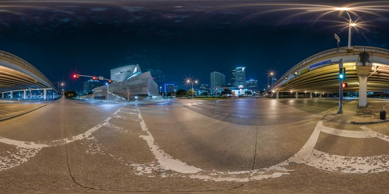 Urban Design in Dallas: Skylines along the River HDRi Maps and Backplates