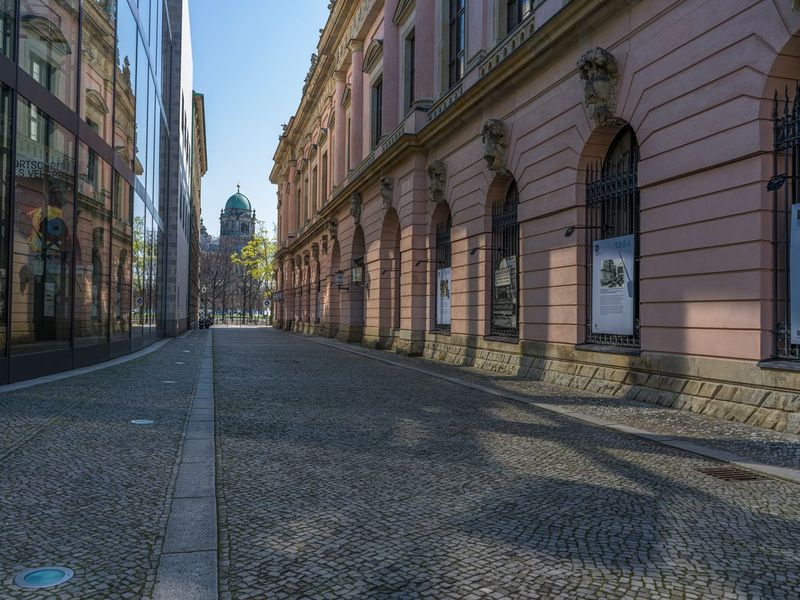 Urban Design in Europe: Cobblestone Alleyway Charm HDRi Maps and Backplates