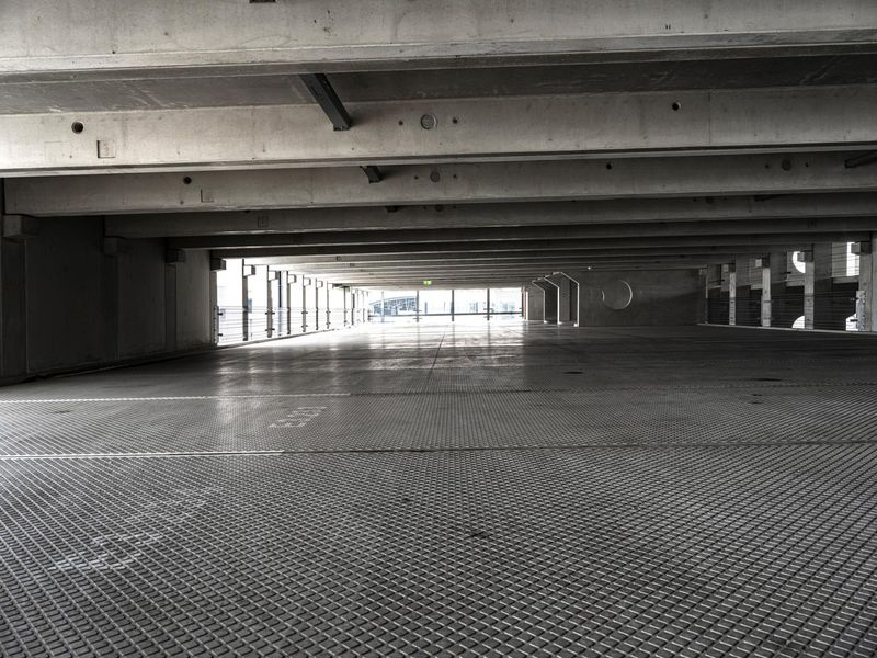 Urban Design in Germany: A Parking Garage HDRi Maps and Backplates