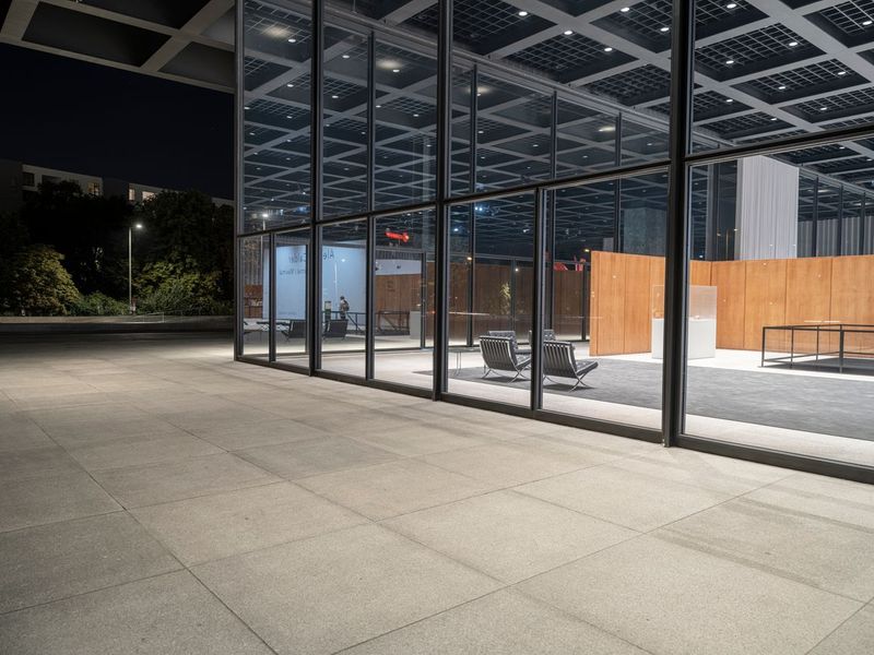 Urban Design with Glass Doors in Berlin Building HDRi Maps and Backplates