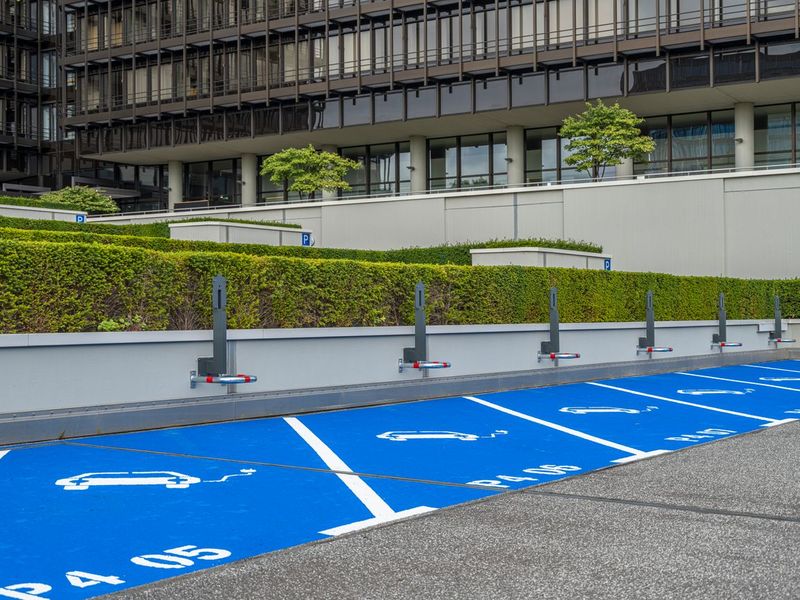 Urban Design in Hamburg, Germany: Electric Charging Stations HDRi Maps ...