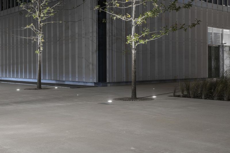 Urban Design: Light illuminating Concrete Surface HDRi Maps and Backplates