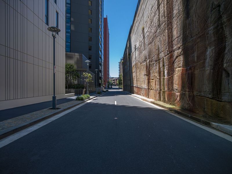Urban Design: Office Buildings on Busy Streets HDRi Maps and Backplates