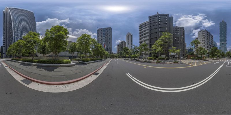 Urban Design in Taipei City: A Glimpse of Modern Asia HDRi Maps and ...