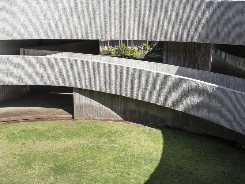Urban Design in Tenerife: A Concrete Museum HDRi Maps and Backplates