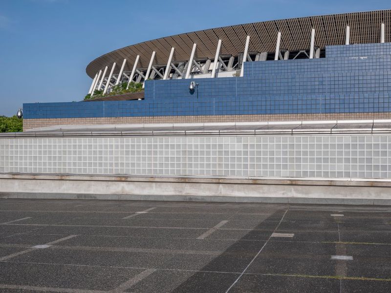 Urban Design in Tokyo: A Stadium in the City HDRi Maps and Backplates