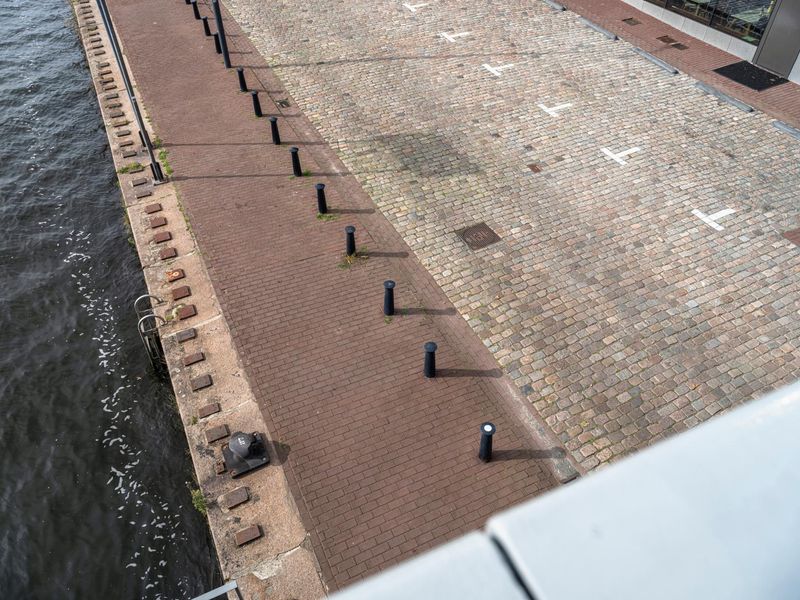 Urban Harbor: A Pier and Jetty in the City HDRi Maps and Backplates