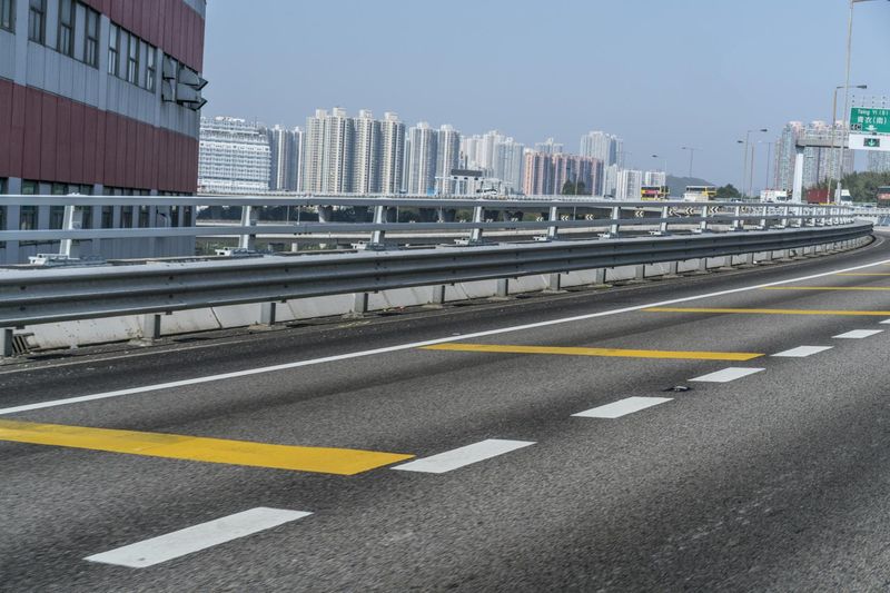 Urban Highway with Architecture and Clear Sky in Hong Kong HDRi Maps ...