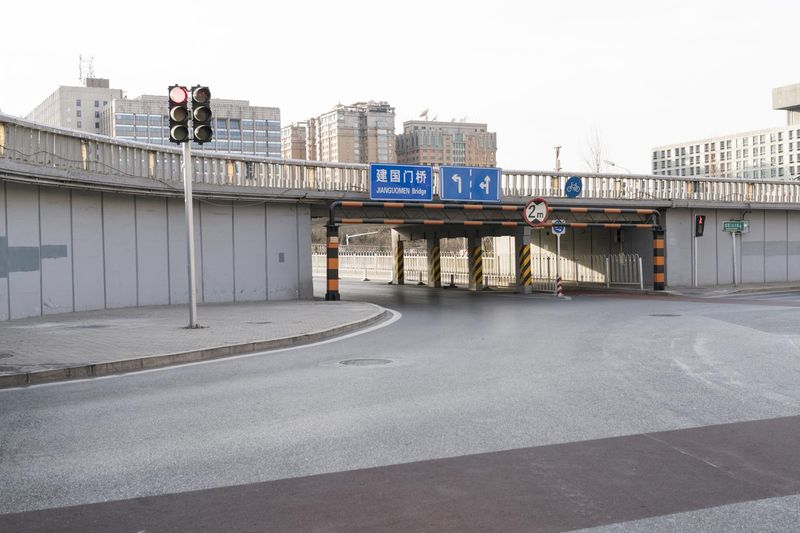 Urban Infrastructure in Beijing Metropolis HDRi Maps and Backplates