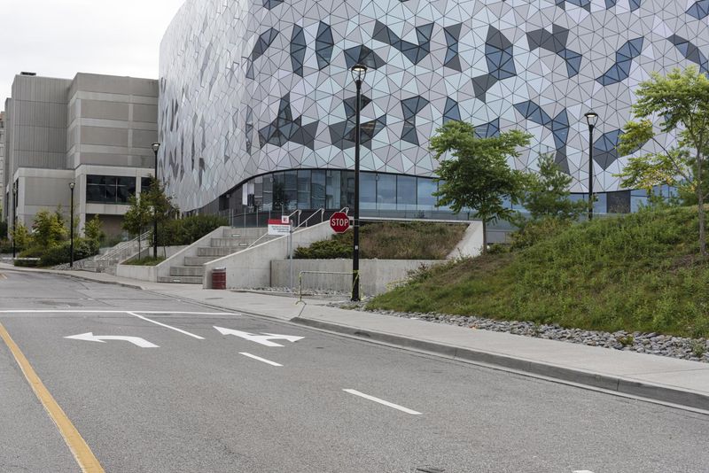 Urban Landscape of Toronto Street Vegetation HDRi Maps and Backplates