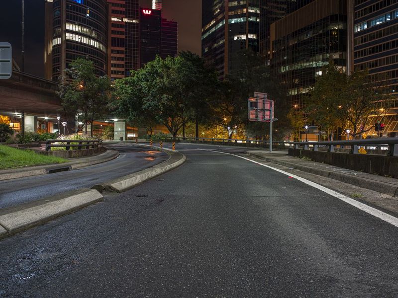 Urban Night Life: City Streets Illuminated by Street Lights HDRi Maps ...