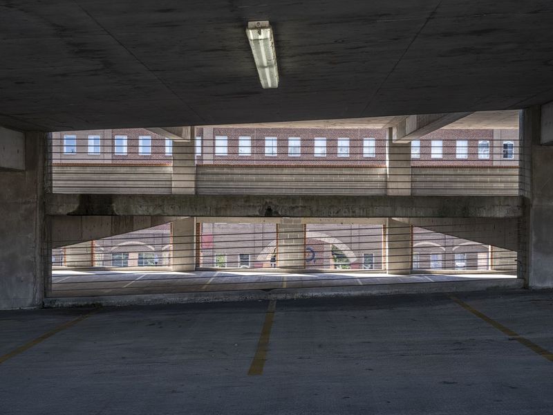 Urban Parking Garage with Modern Architecture HDRi Maps and Backplates