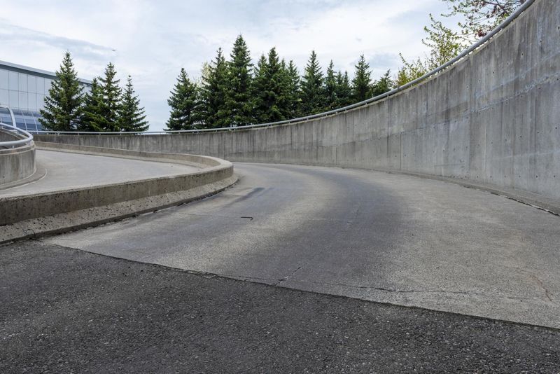 Urban Road with Concrete Structures in Canada HDRi Maps and Backplates