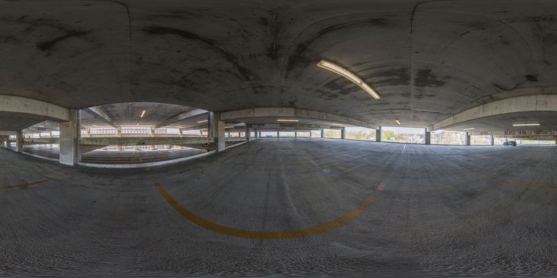 Urban Skateboard Park: A Modern Architecture Oasis HDRi Maps and Backplates