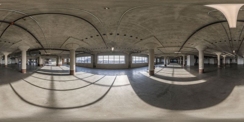 Urban Space: Columns, Arches, and Concrete Flooring - HDRi Maps and ...