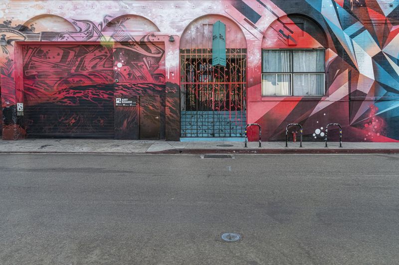 Urban Street Art in Los Angeles: Graffiti Mural HDRi Maps and Backplates