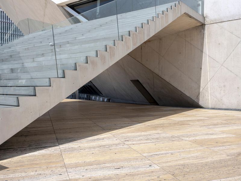 Urban Structure: Concrete Building in Portugal HDRi Maps and Backplates