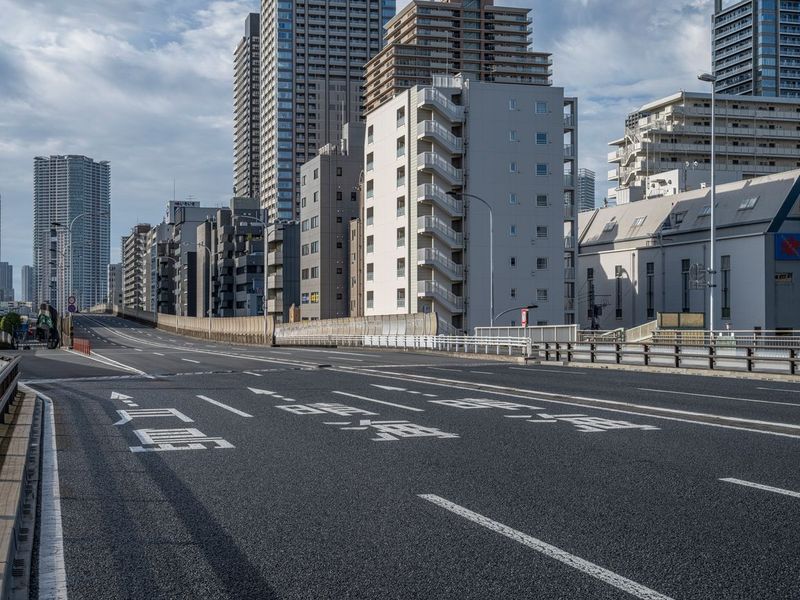 Urban Tokyo Skyline with Modern Architecture HDRi Maps and Backplates