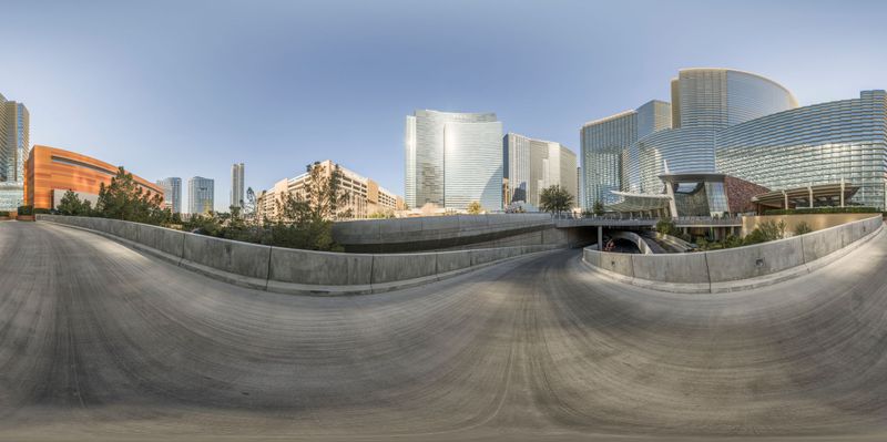 USA's Business District: Tall Buildings and Modern Architecture HDRi ...