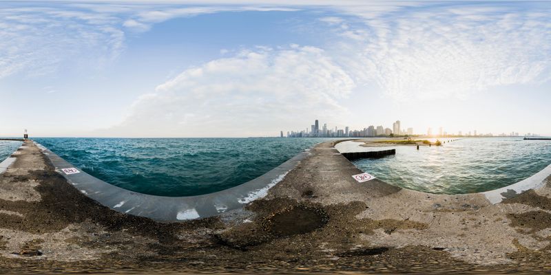 USA's Chicago: A Metropolis with a Stunning City Skyline HDRi Maps and ...