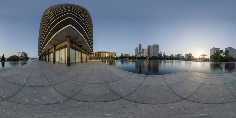 USA Cityscape: Downtown High-Rise Buildings HDRi Maps and Backplates