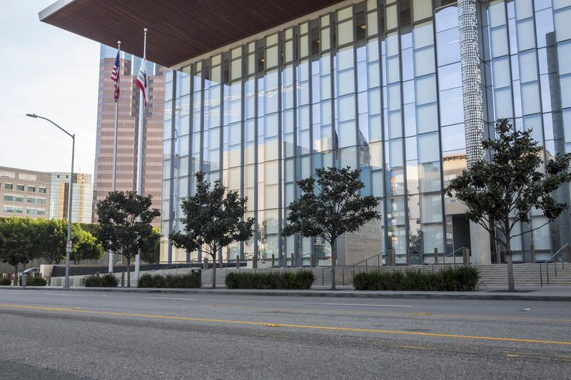 Corporate Headquarters Building with Glass Wall in the USA HDRi Maps ...