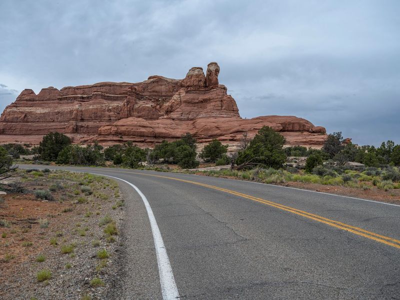USA's Daytime Landscape: Asphalt Road Views HDRi Maps and Backplates
