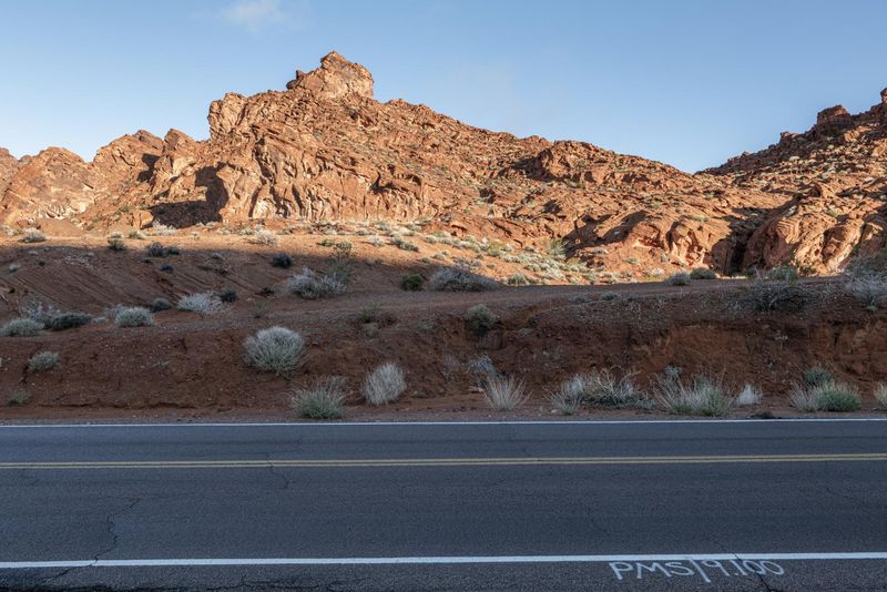 USA Desert Road Red Rock Formation HDRi Maps and Backplates