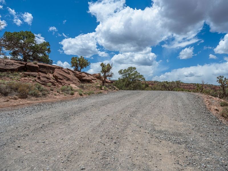 USA Landscape: Gravel Streets and Natural Beauty HDRi Maps and Backplates