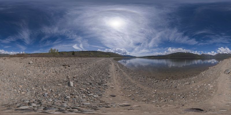 USA Landscape: River and Greenery Among Rock Surfaces HDRi Maps and ...