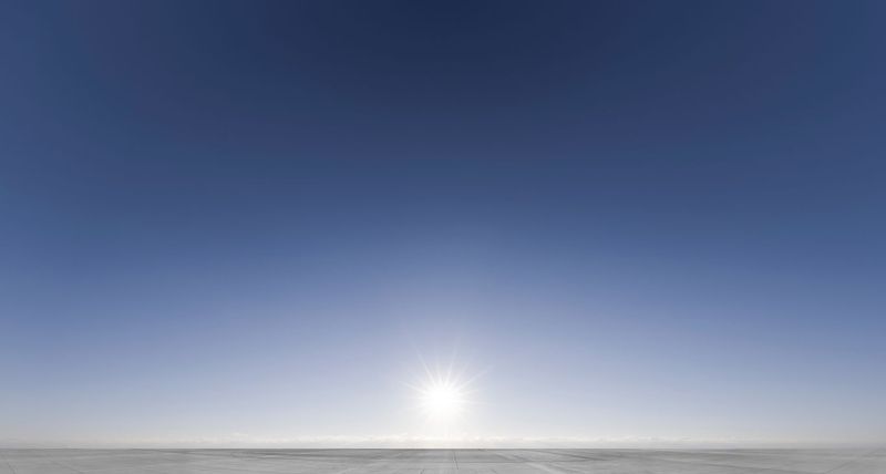 USA: Open Space and Clear Sky in an HDR Image HDRi Maps and Backplates