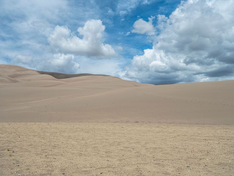 USA's Open Space: Sand Dunes Landscape HDRi Maps and Backplates