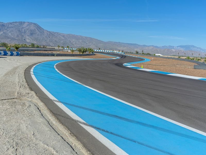 USA Race Track on a Cloudy Day HDRi Maps and Backplates