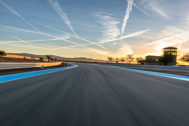 USA Race Track: Bathed in Sunshine and Smooth Asphalt HDRi Maps and ...
