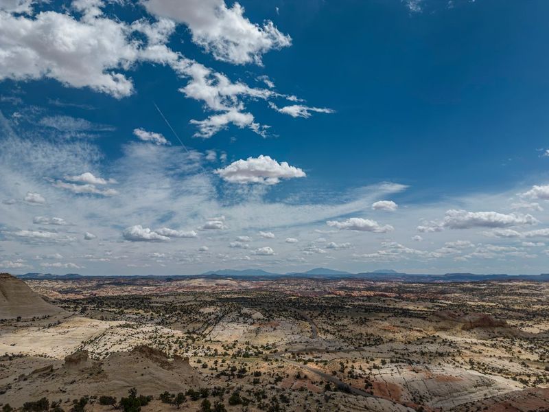 USA Utah Aerial View of Asphalt Road HDRi Maps and Backplates