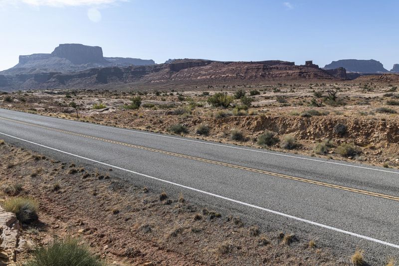 Utah Desert Motorcycle Ride through Red Rock Mountains HDRi Maps and ...