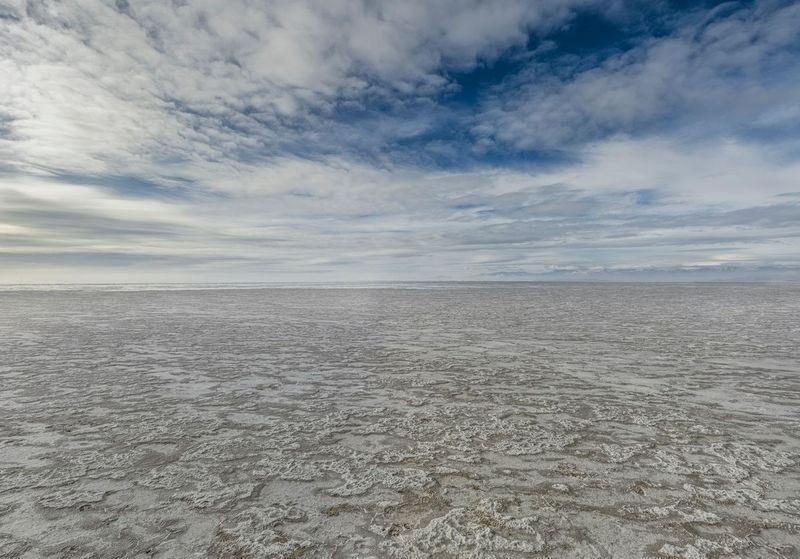 Utah Desert Salt Landscape under Sunshine HDRi Maps and Backplates