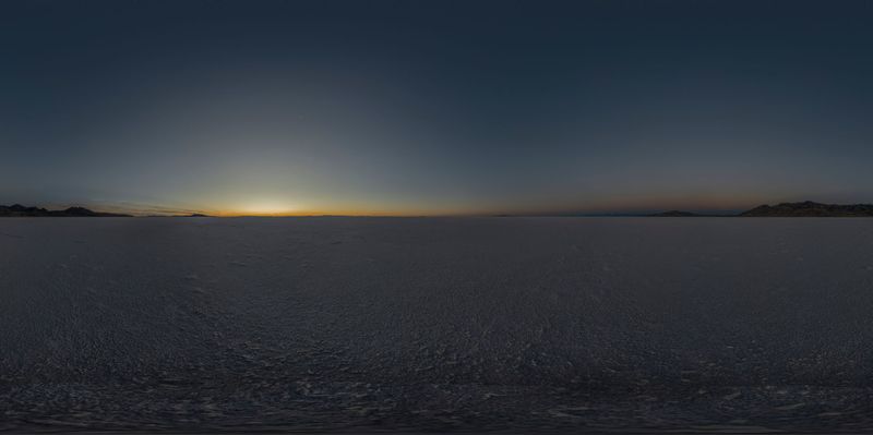 Utah Desert Sunset: A Night Landscape - HDRi Maps and Backplates