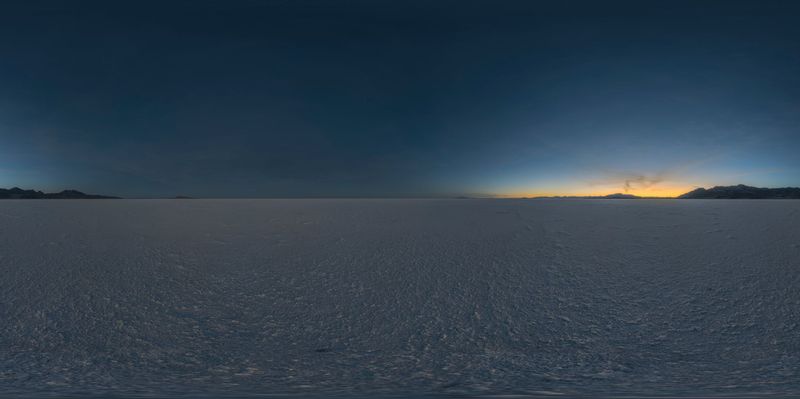 Utah Desert Sunset: A Serene Open Landscape HDRi Maps and Backplates