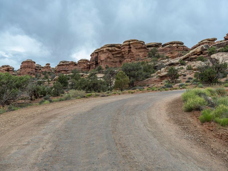 Utah's Gloomy Day: Red Rock Landscape HDRi Maps and Backplates