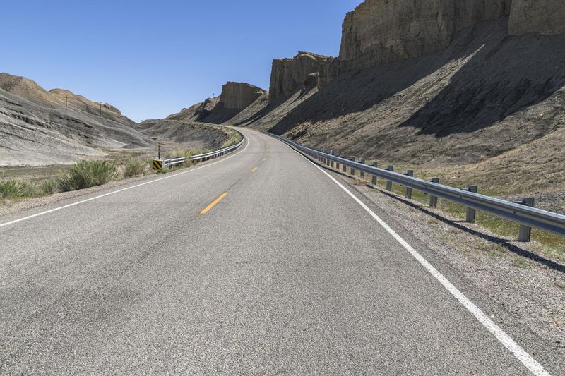 Utah Highway Cuts Through Desert HDRi Maps and Backplates
