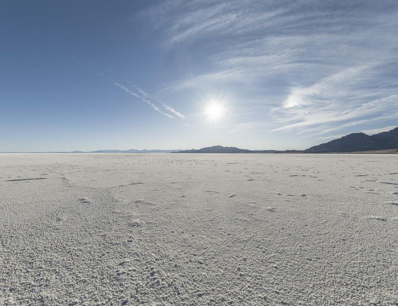 Utah Landscape with Clear Sky and Calm Salt Lake Surface HDRi Maps and ...