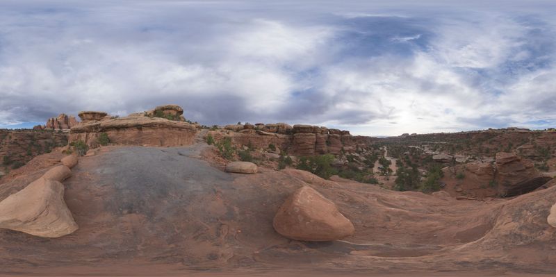 Utah Landscape: Open Space with Rocky Surface HDRi Maps and Backplates