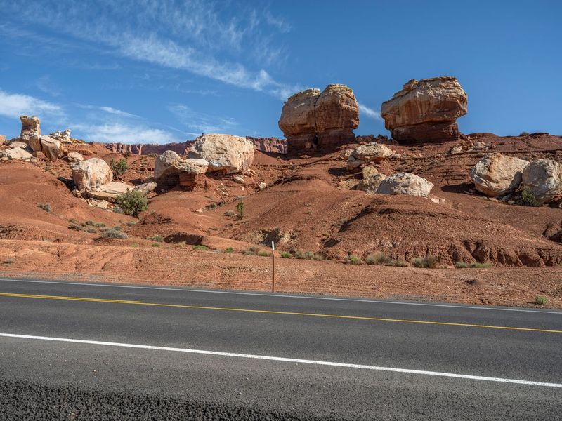 Utah Landscape: Road, Clouds, and Day HDRi Maps and Backplates