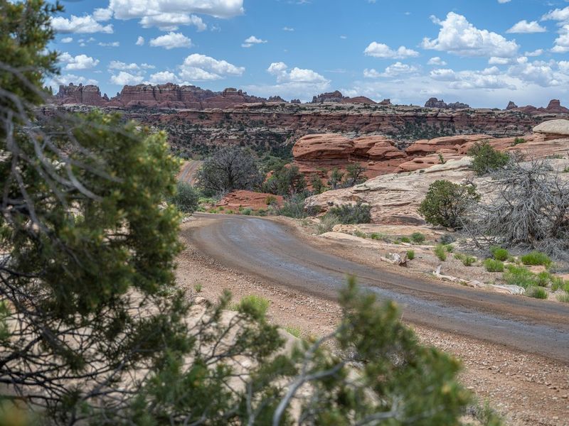 Utah Off-Road Track: Dirt Road Through Canyon Landscape